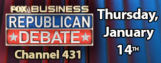 January 14th Presidential Primary Debates on FOX Business Network ...